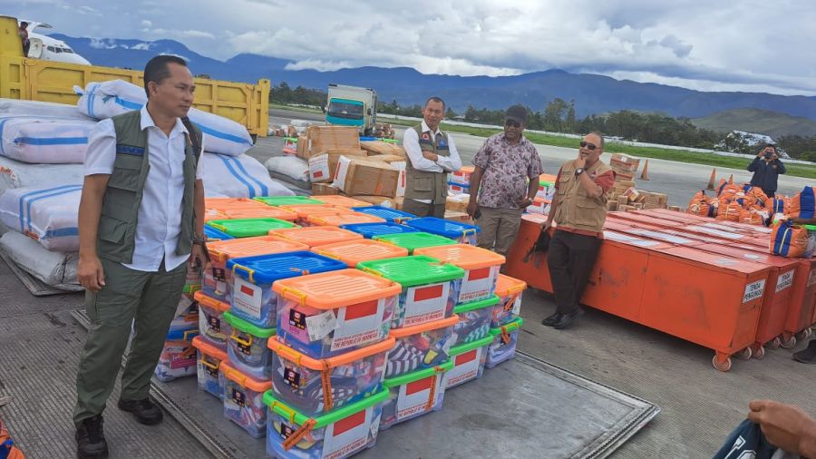 BNPB Mulai Salurkan Logistik Untuk Korban Longsor di Elarek - Jayawijaya | Website Resmi ...
